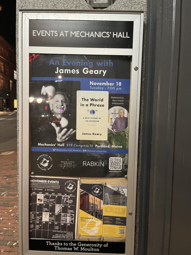 This Week in The World in A Phrase – James Geary